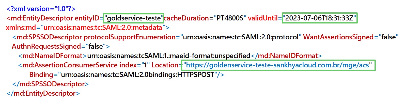 Autenticação via IDP – Sankhya Gestão de Negócios