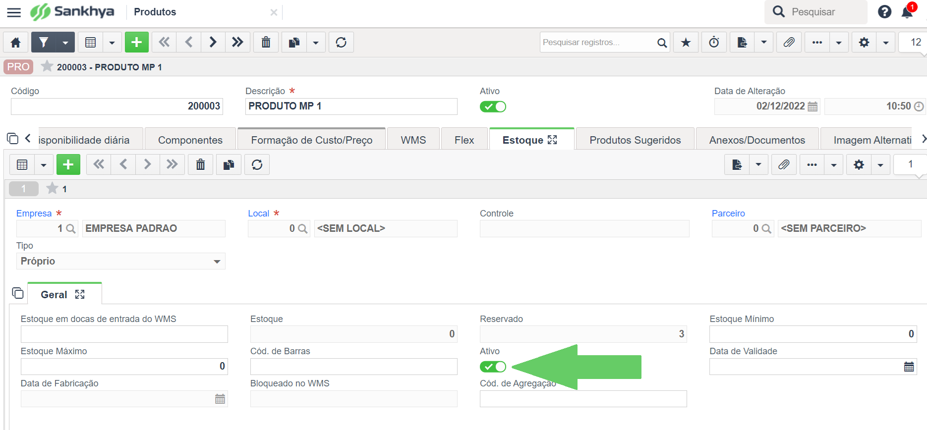 Produto inativo ou inexistente na tabela de estoque – Sankhya Gestão de ...
