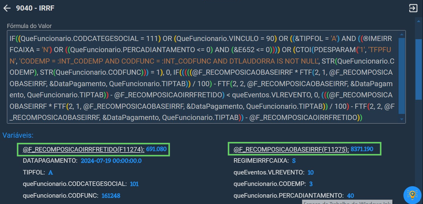 Recomposição de bases INSS, FGTS e IRRF – Sankhya Gestão de Negócios