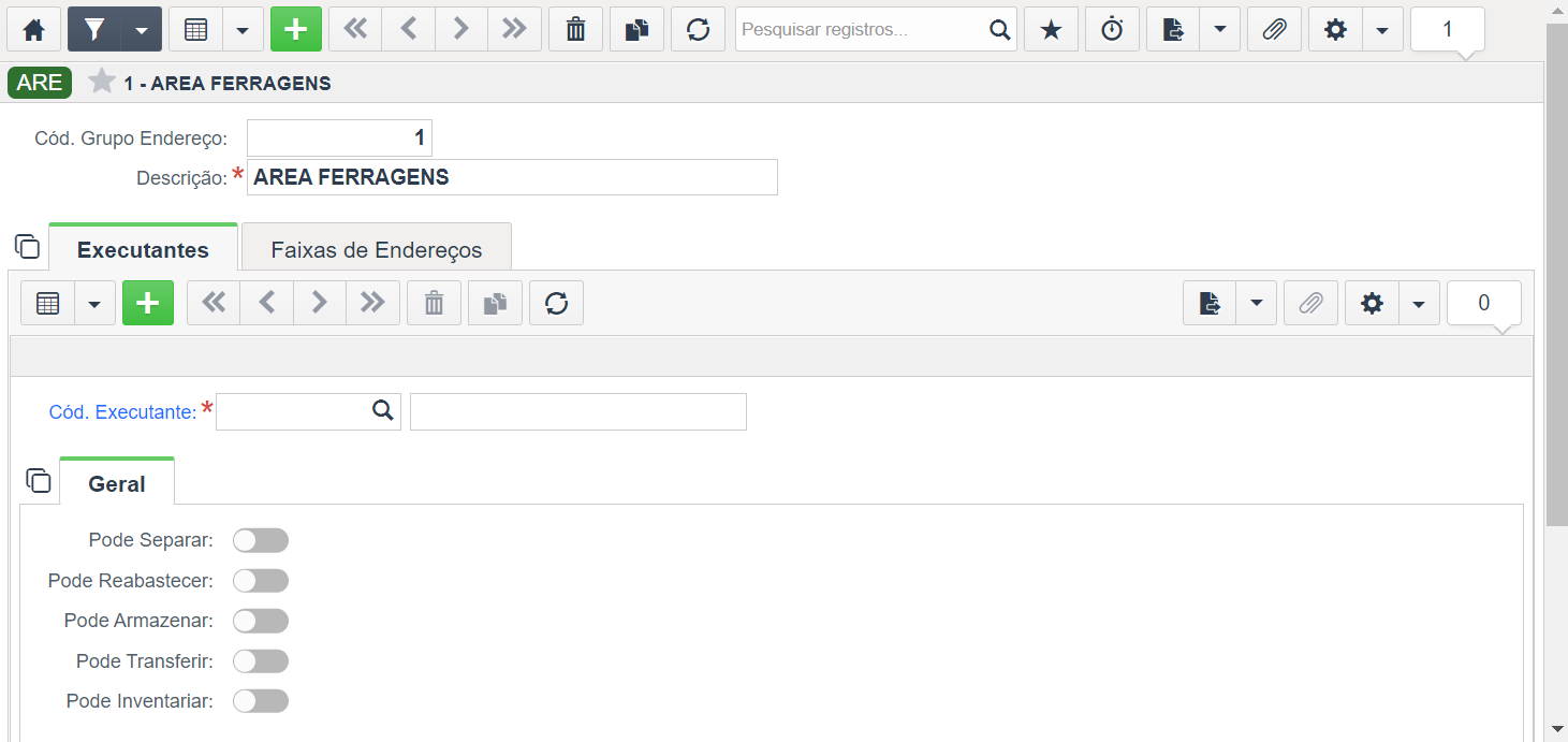 Grupos de Endereços – Sankhya Gestão de Negócios