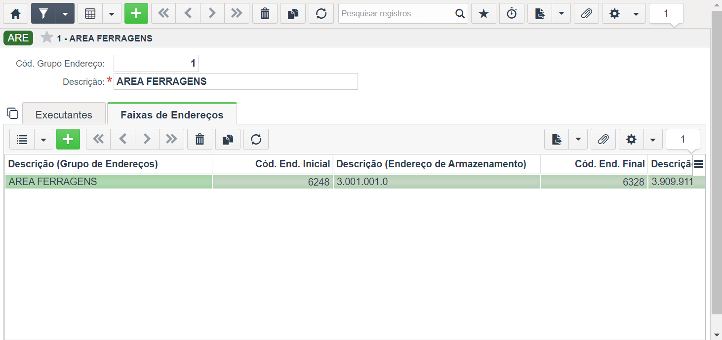 Grupos de Endereços – Sankhya Gestão de Negócios